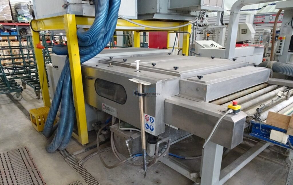 BUSETTI P4 Double Pencil Edge Grinding Line SOLD - Glass Machinery Direct