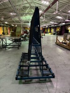 A Frame Rolling Glass Racks SOLD - Glass Machinery Direct