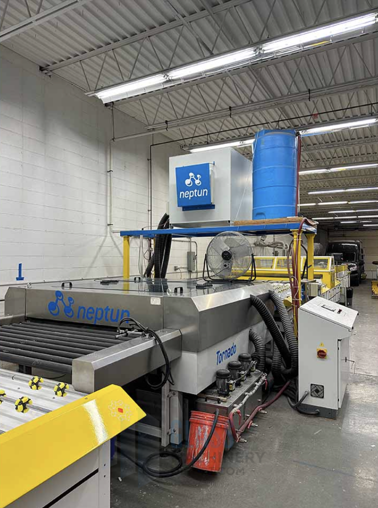 Neptune Tornado 62" Glass Washing Machine SOLD - Glass Machinery Direct